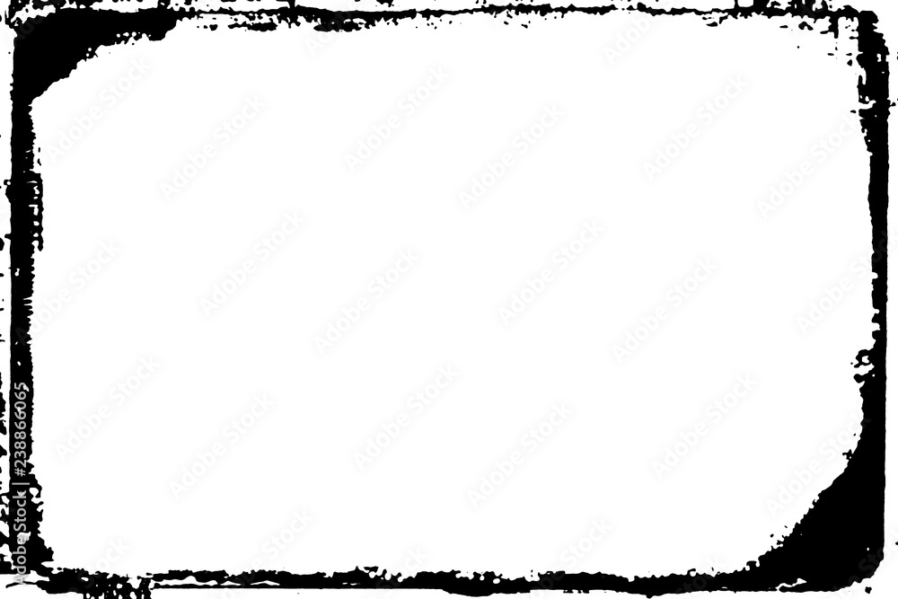 Abstract Black Decorative Photo Edge / Overlay for Landscape Photos ...