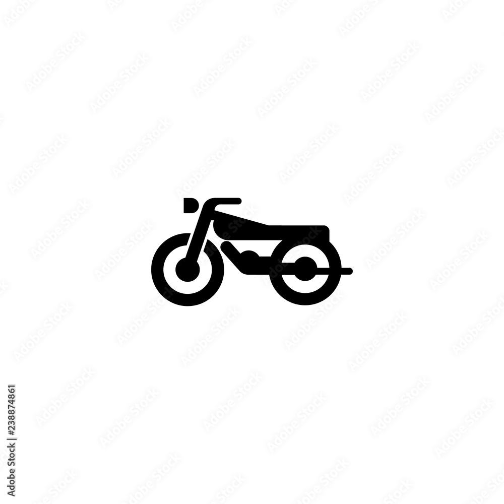 Motorcycle Icon Vector