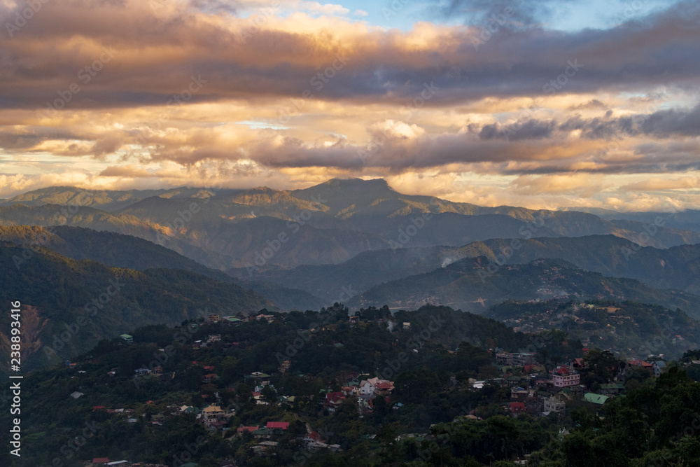 Mines View Observation Deck in Baguio, the Philippines Stock Photo ...