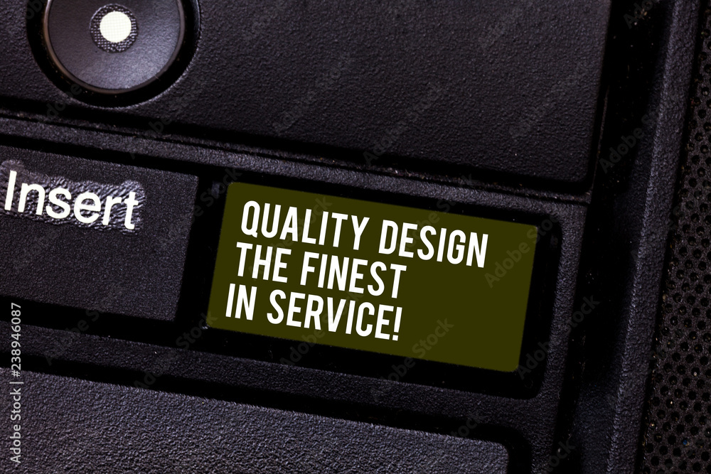 Handwriting text writing Quality Design The Finest In Service. Concept ...