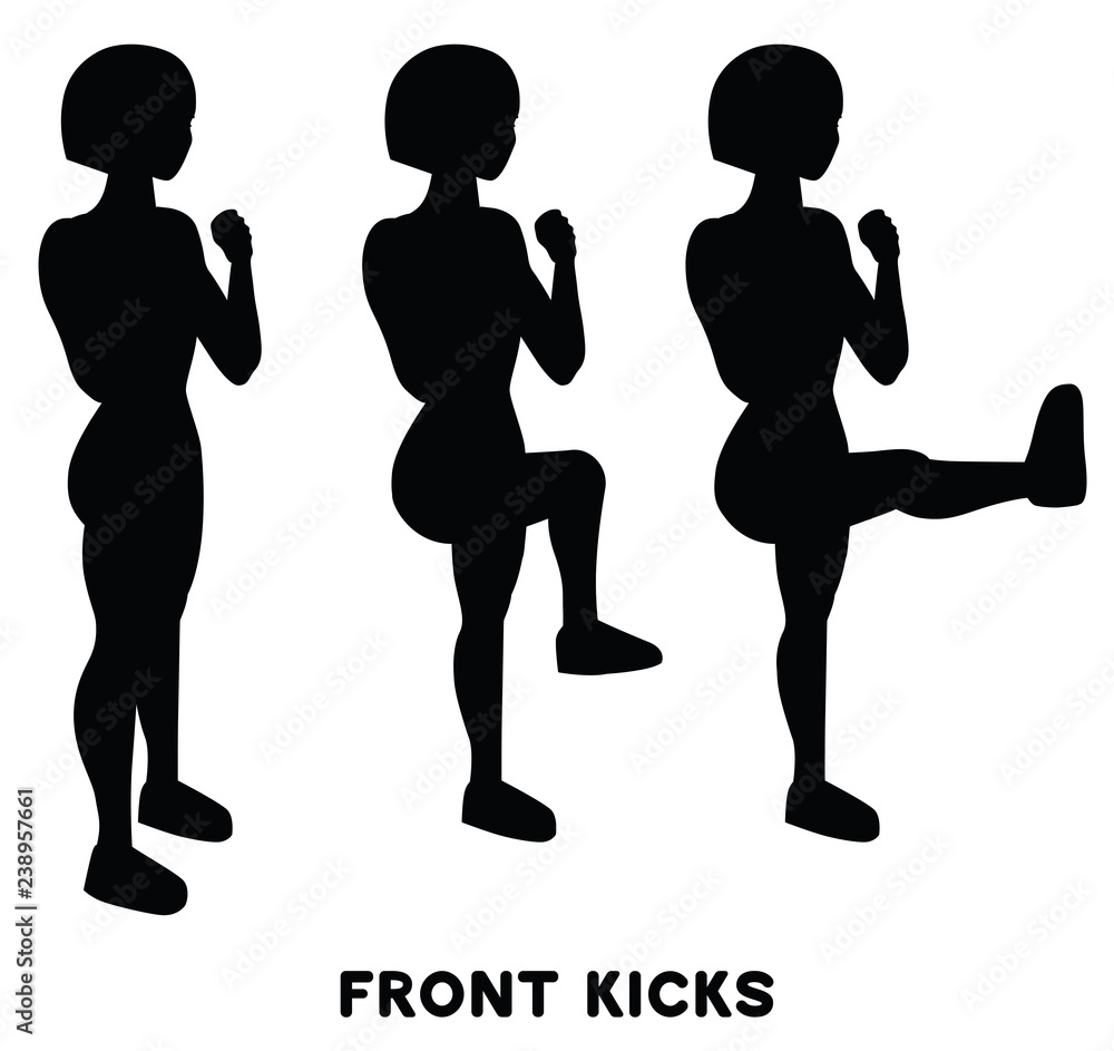 Front Kicks Exercise