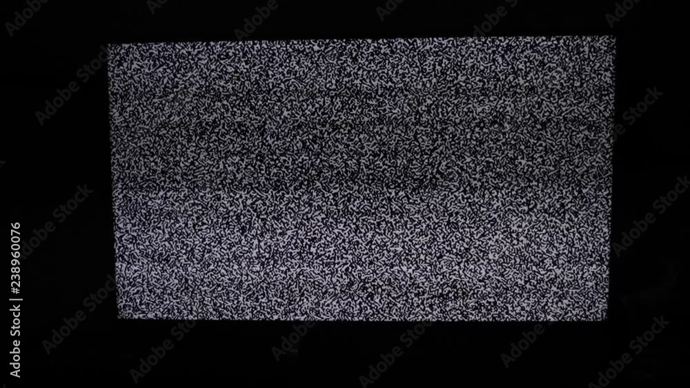 noise tv background. Television screen with static noise caused by bad ...