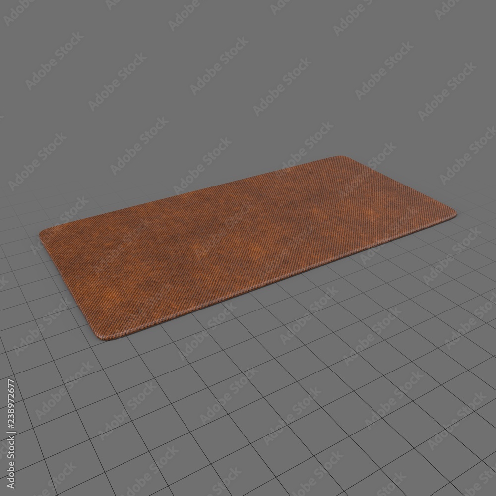 Bath mat Stock 3D asset | Adobe Stock