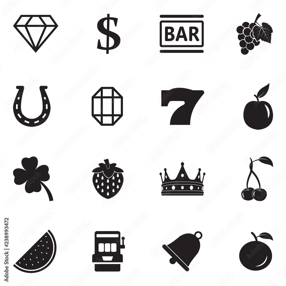 Individual Slot Machine Icons