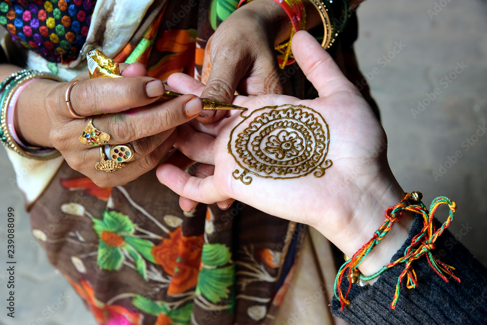 Indian Hand Painting Designs