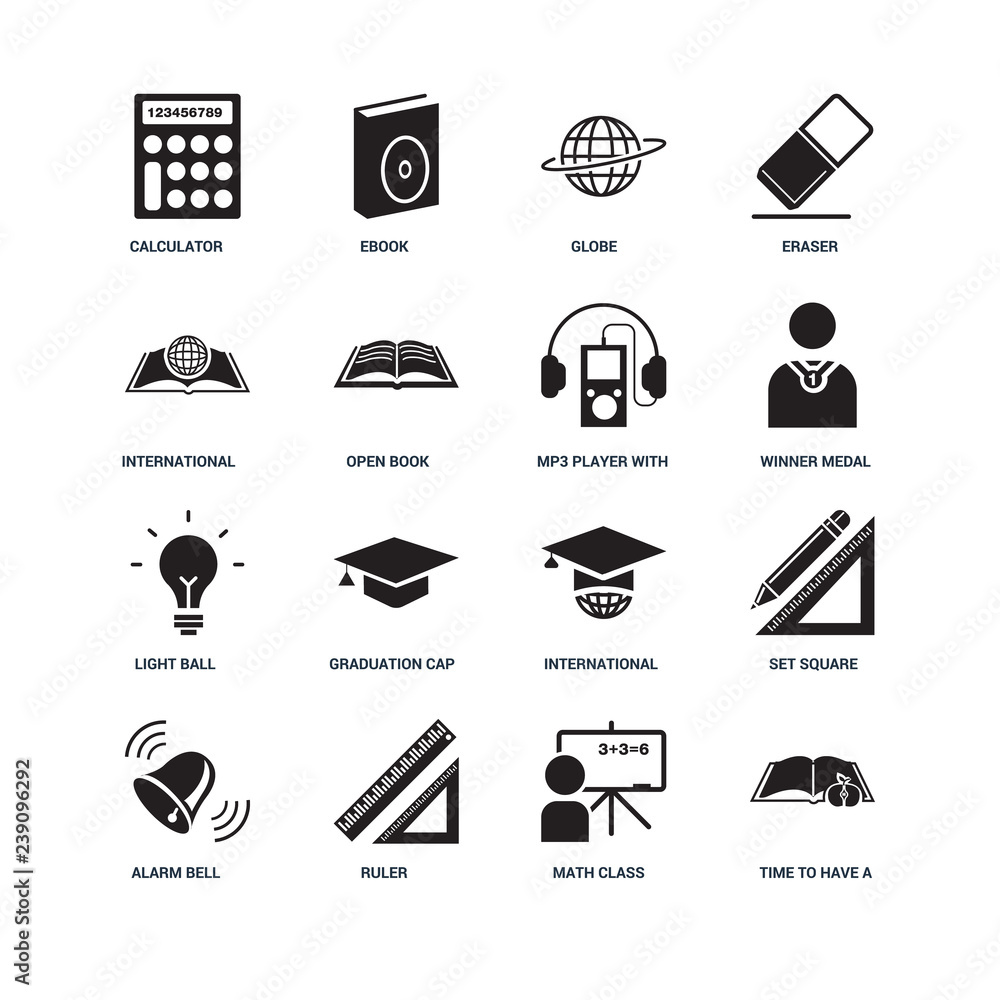 Math Class Icons