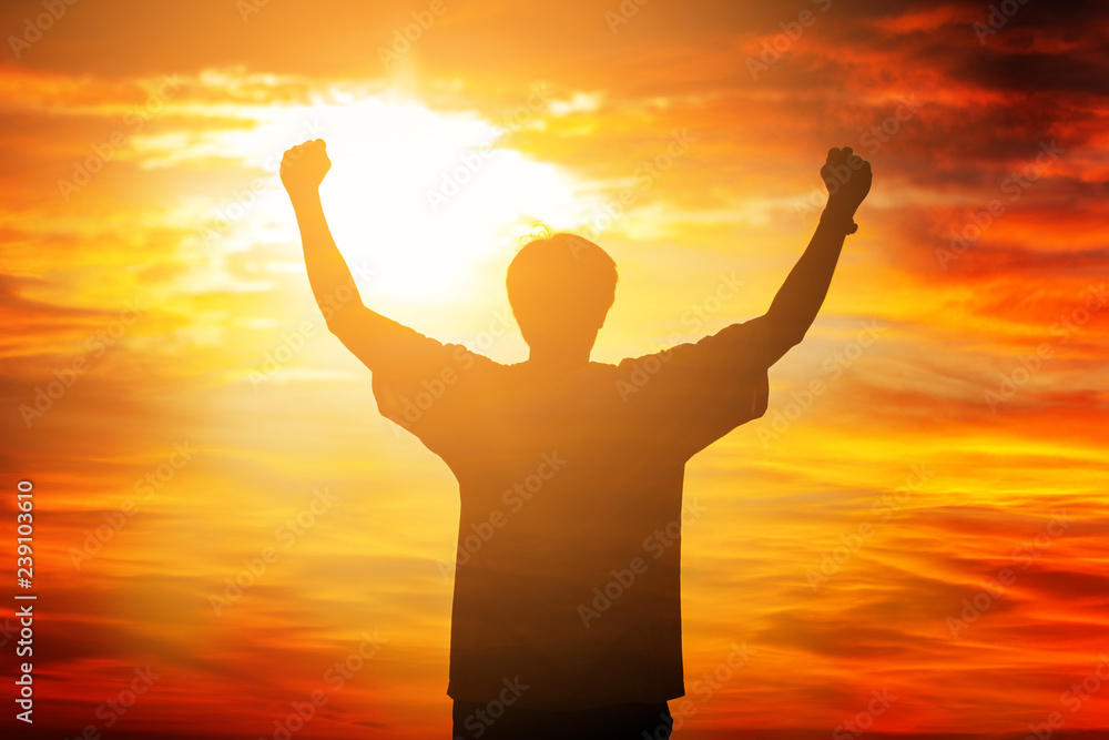 Freedom man concept. Human hands open palm up worship. Eucharist ...