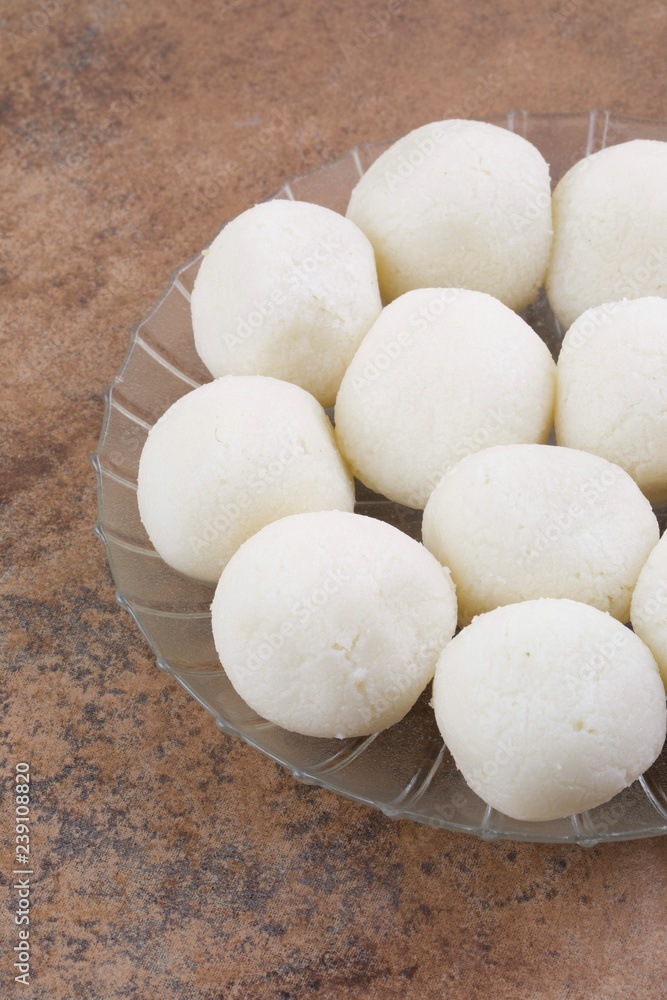 Indian Sweet Rasgulla Also Know as Rosogolla, Roshogolla, Rasagola, Ras ...