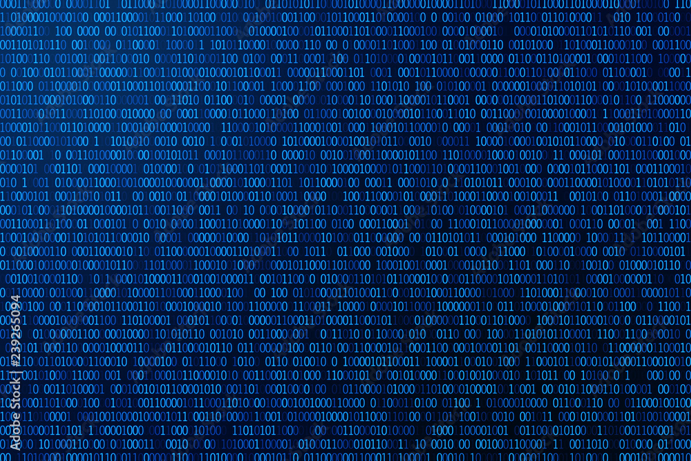 Random numbers grid glow digital computer technology information ...