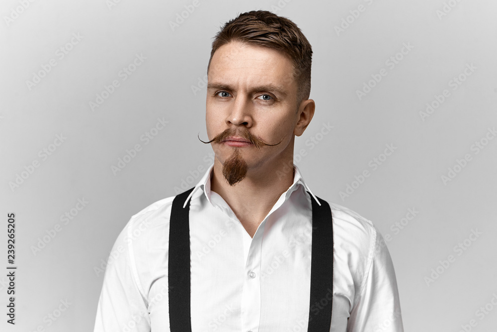 Hipster Mustache And Beard