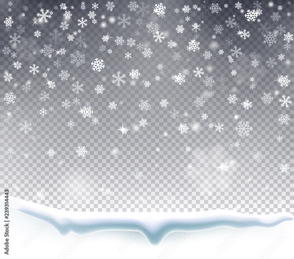 Falling Snow Transparent