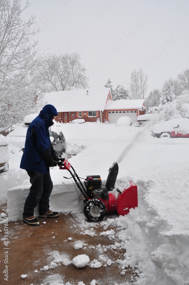 Snowblowing