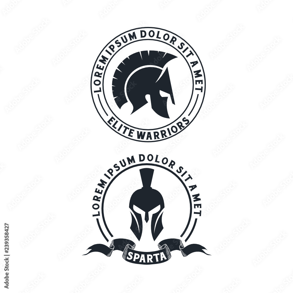 Sparta symbol for logo design inspiration - Vector Stock Vector | Adobe ...