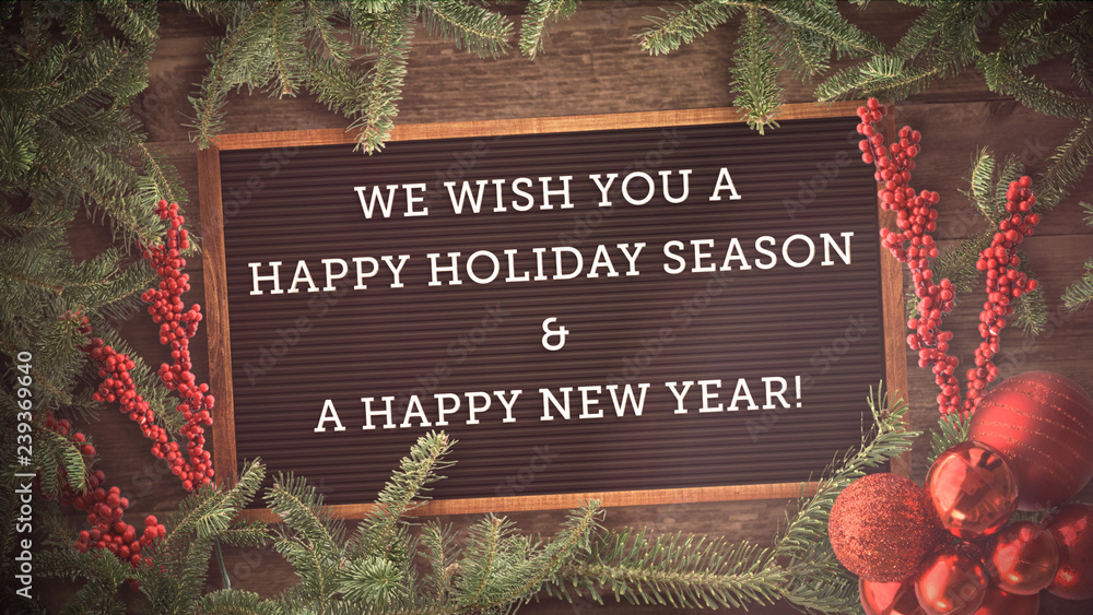 Letter Board Holiday Title Stock Template | Adobe Stock