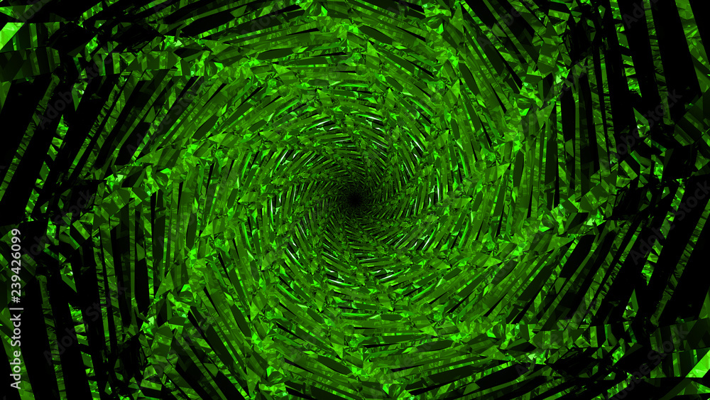 Green Vortex Wallpaper