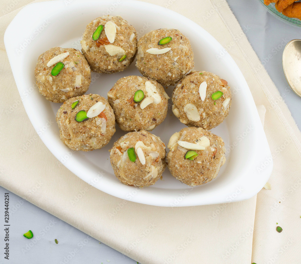 Indian Traditional Sweet Food Urad Dal Laddu Also Know as Laddoo, Ladoo ...