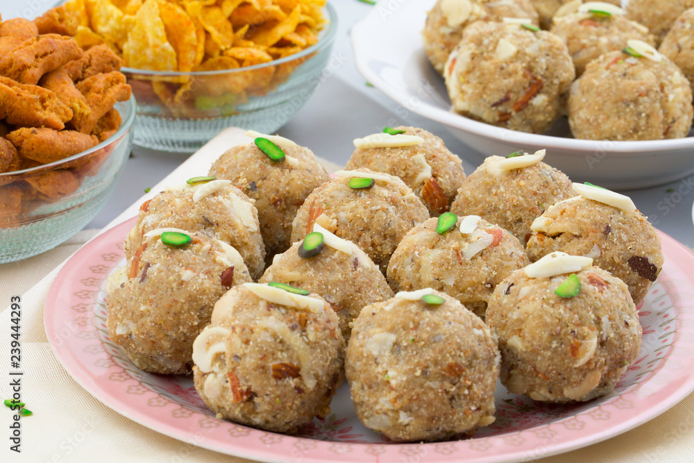 Indian Traditional Sweet Food Urad Dal Laddu Also Know as Laddoo, Ladoo ...