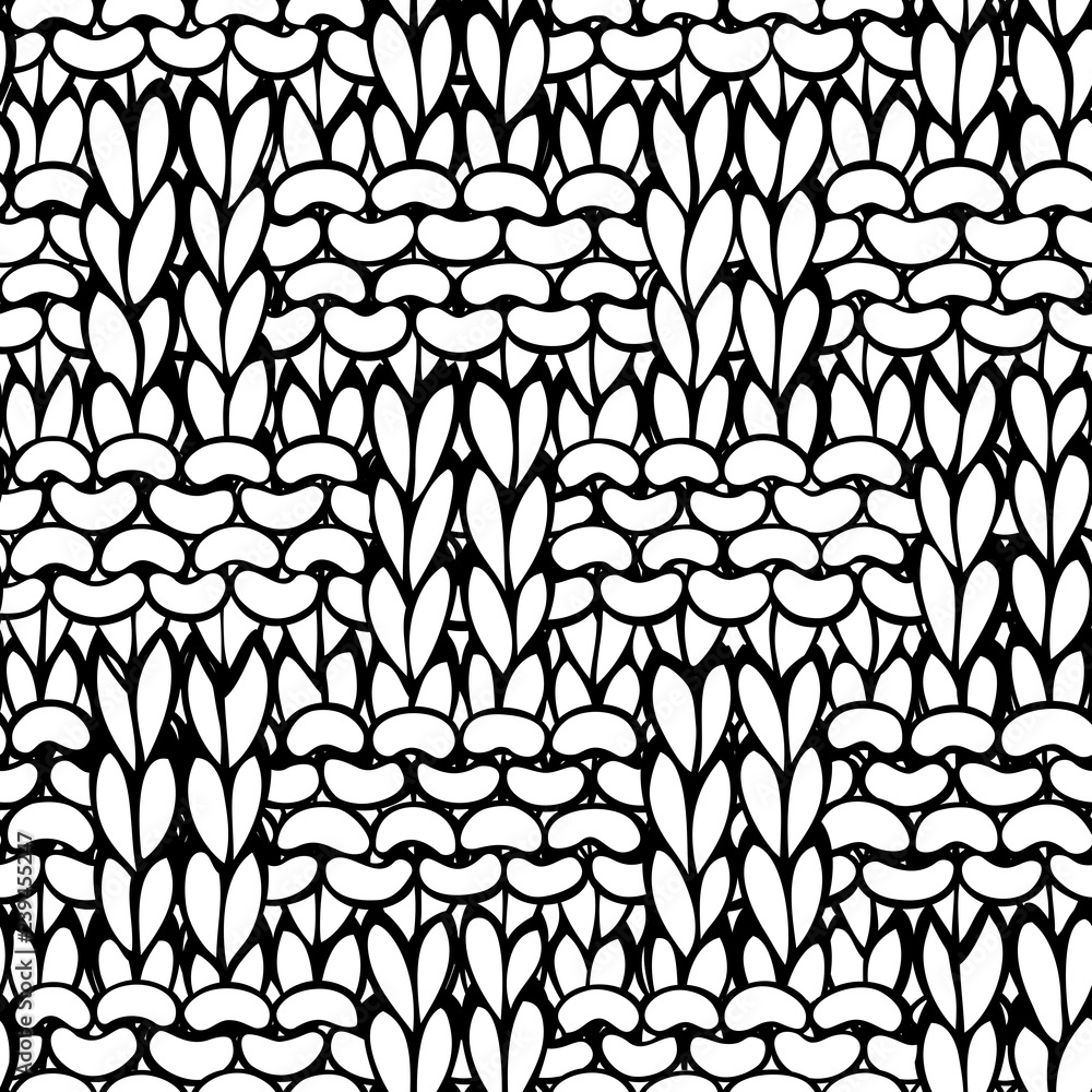 Vector Basket Weave Stitch Pattern. Stock Vector | Adobe Stock