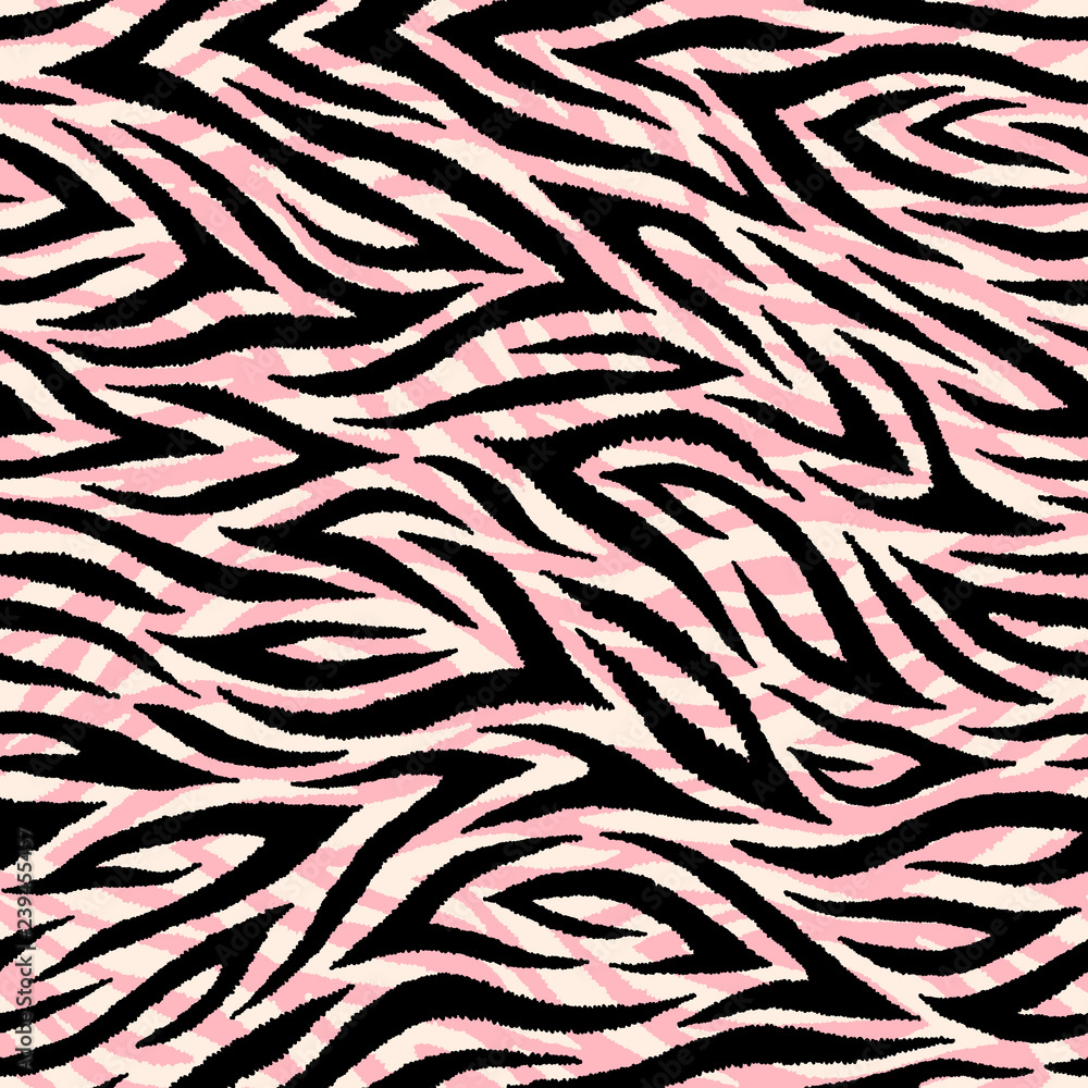 Colorful Zebra Print Wallpaper