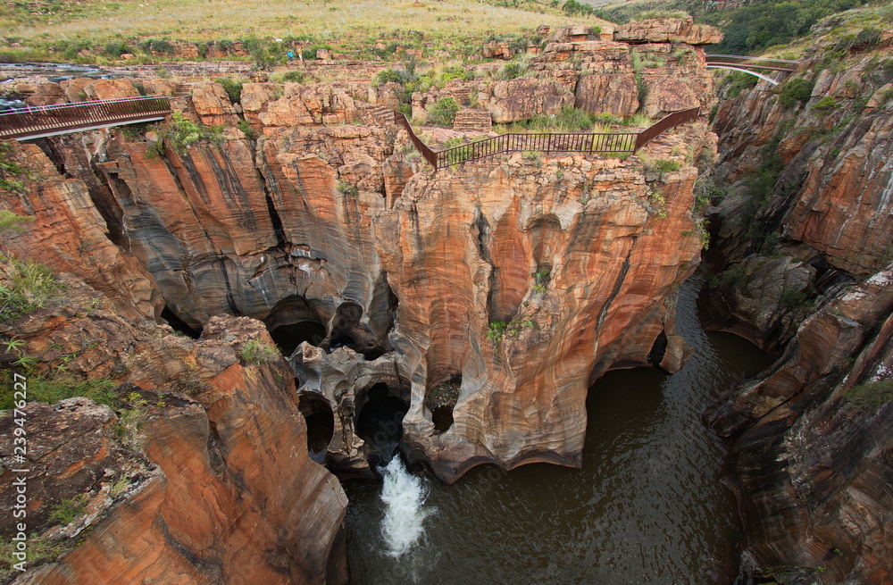 Bourke's Luck Potholes in Blyde River Canyon Nature Reserve in South ...