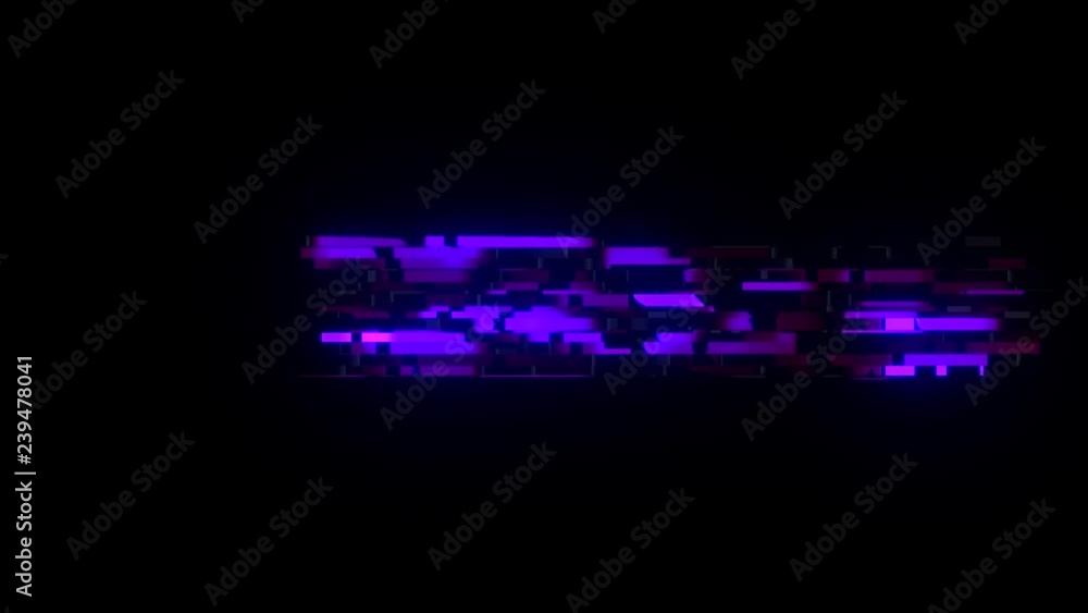 cool glitch REDESIGN text animation background logo seamless loop New quality universal ...