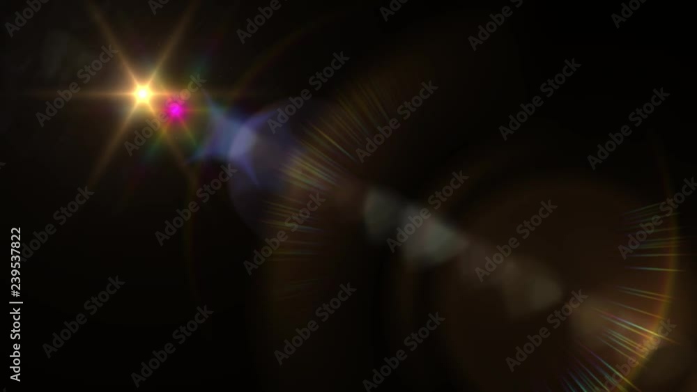 Digital multicolor abstract sun with flare natural overlays background ...