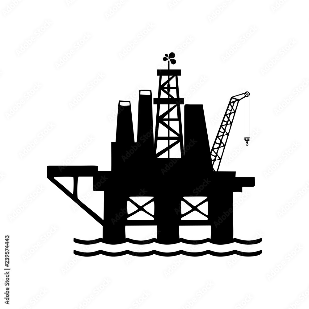 Drilling Rig Icon