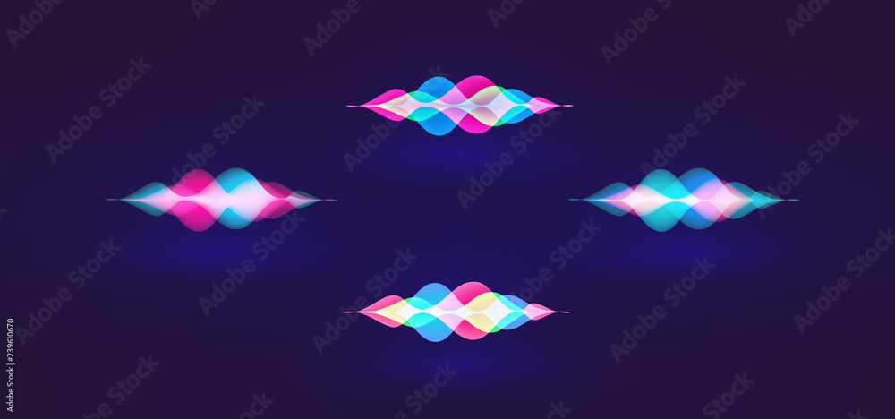 Personal assistant voice recognition concept. Artificial intelligence ...