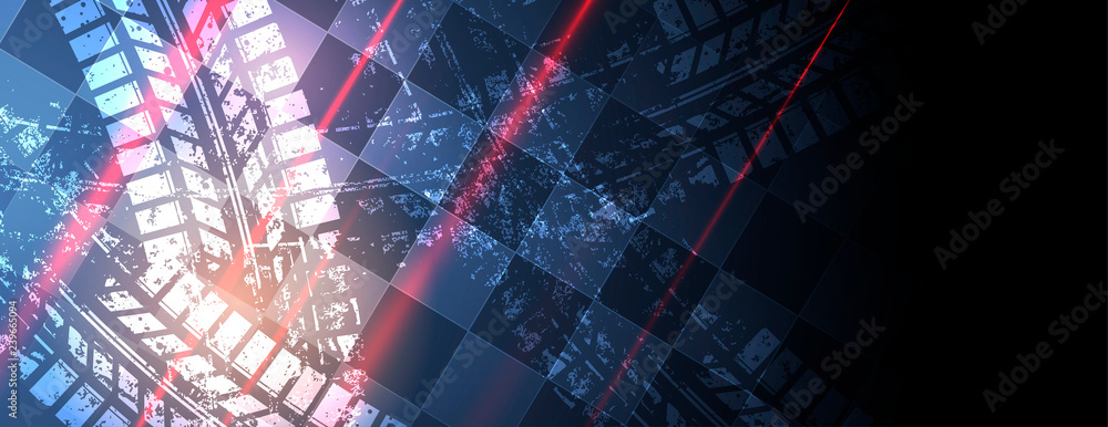 Racing speed background, vector illustration abstraction in car track ...