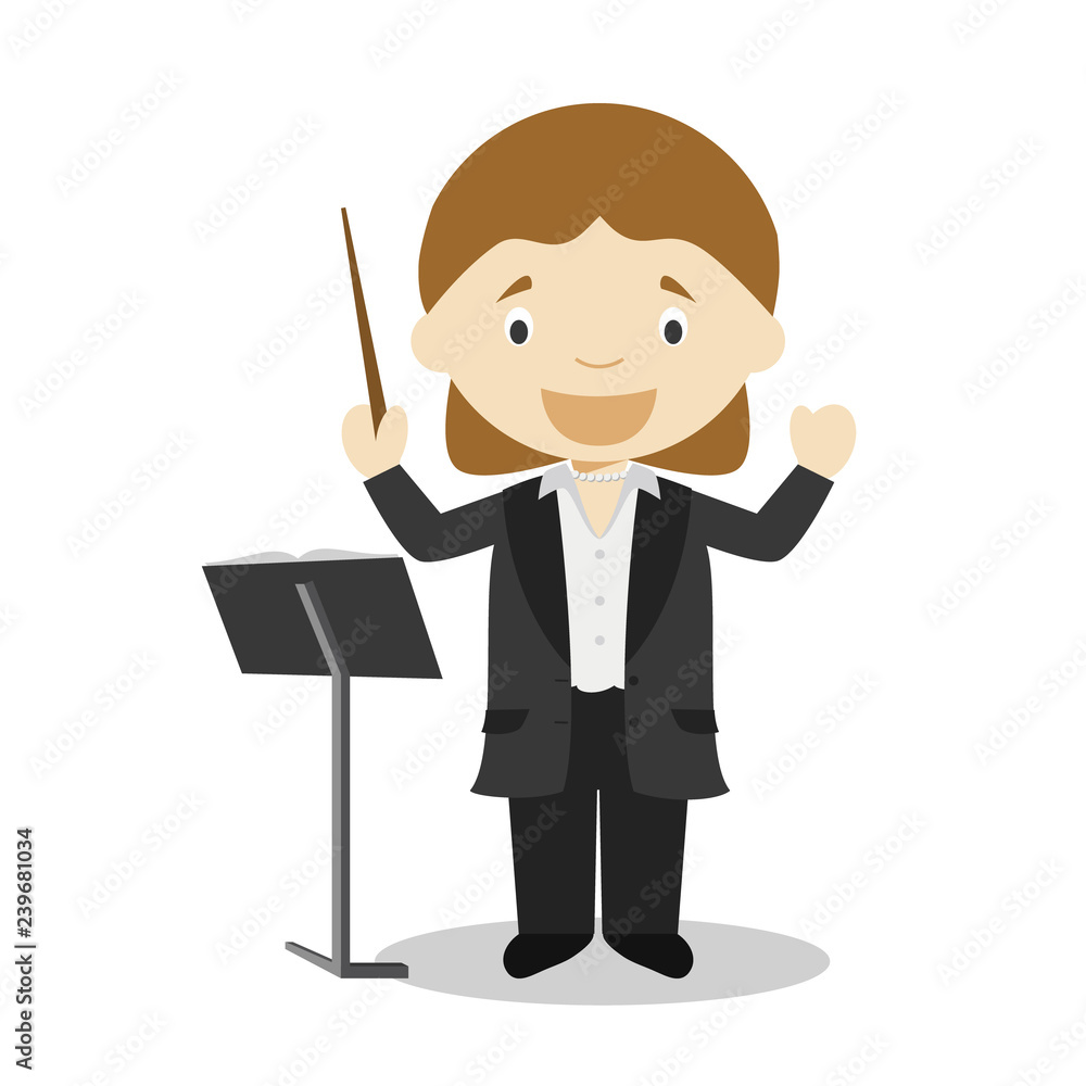 Orchestra Conductor Cartoon