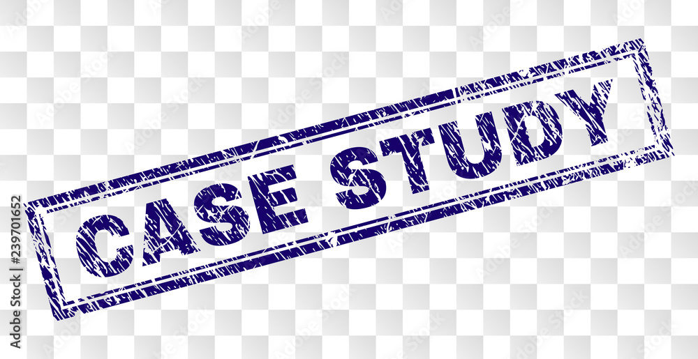 CASE STUDY stamp seal print with rubber print style and double framed ...