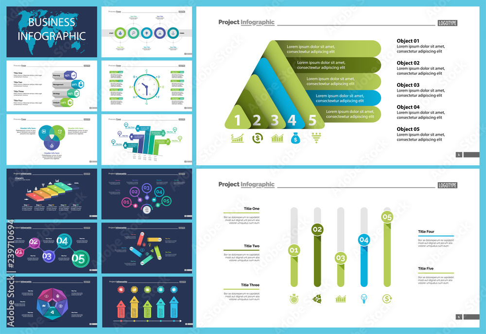 Business inforgraphic design set for strategy concept. Can be used for ...