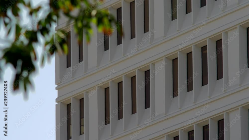 TOP SECRET OFFICE BUILDING ESTABLISHING SHOT. IN 4K, 10 BIT, 4:2:2 ...