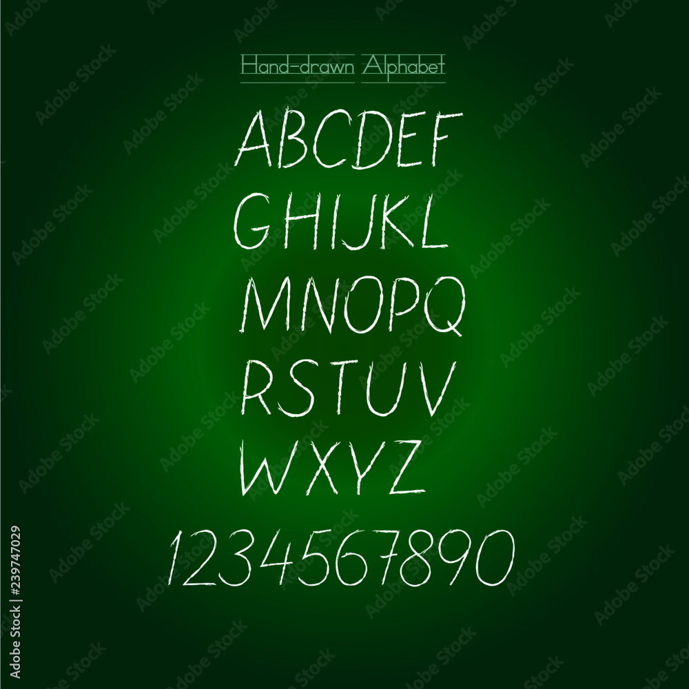 Hand drawn decorative font. Modern, design letters, display font ...