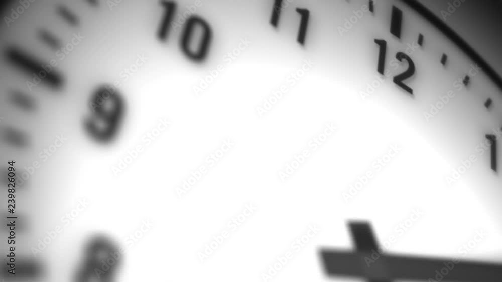 Numerical Clock Time Lapse Background Loop/ 4k animation of a black and ...