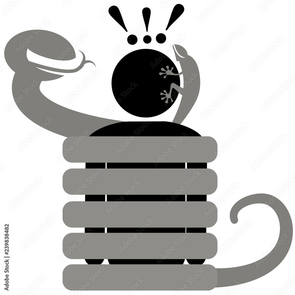 Herpetophobia. Ophidiophobia. Phobia. Fear or aversion to reptiles. Man ...