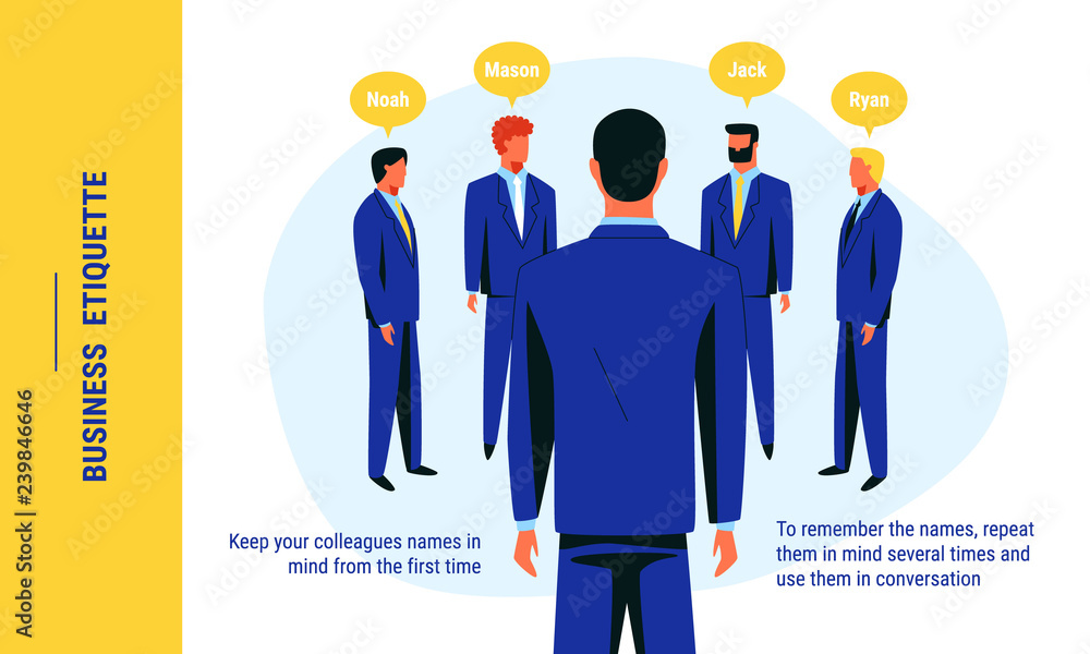 Business Etiquette Clipart