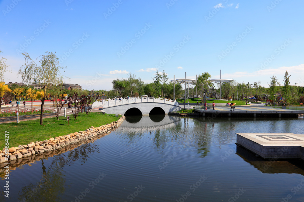 Photo & Art Print Architectural scenery of Chinese traditional stone ...