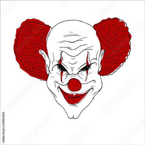 Evil Jester Face Drawings