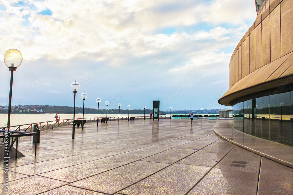 The pier at Bennelong Point in Circular Quay in Sydney Austraia - a ...
