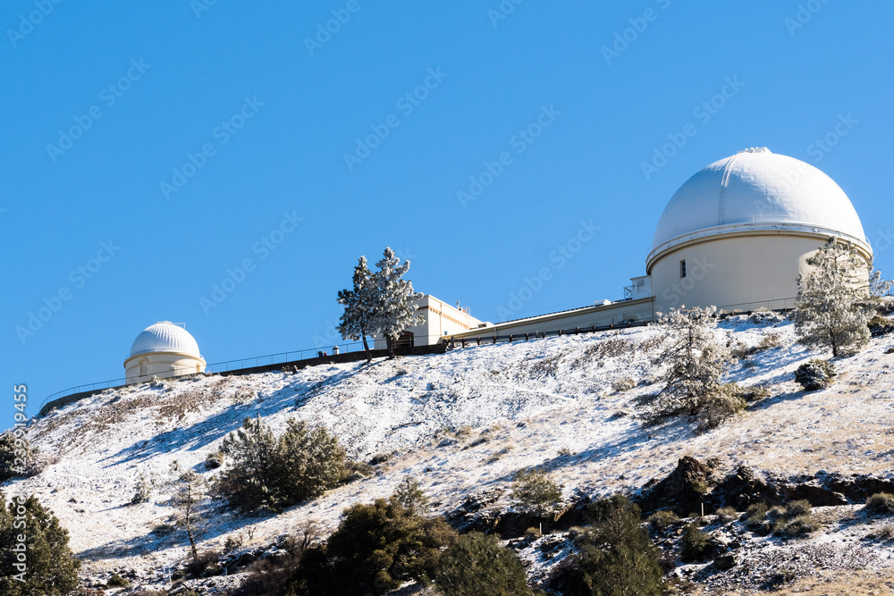 The historical Lick Observatory (owned and operated by the University ...