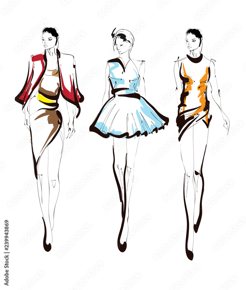 Clothing Models Drawing