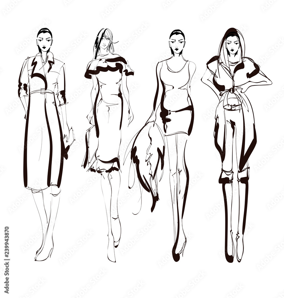 How To Draw Easy Fashion Figures