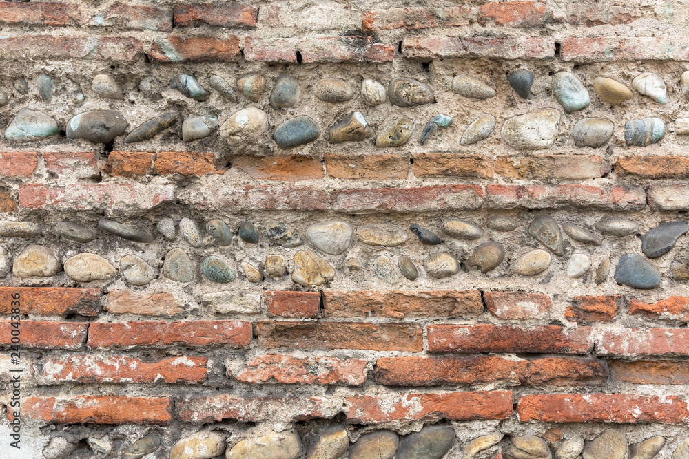 Wall in the opus spicatum arrangement. Historical background ...