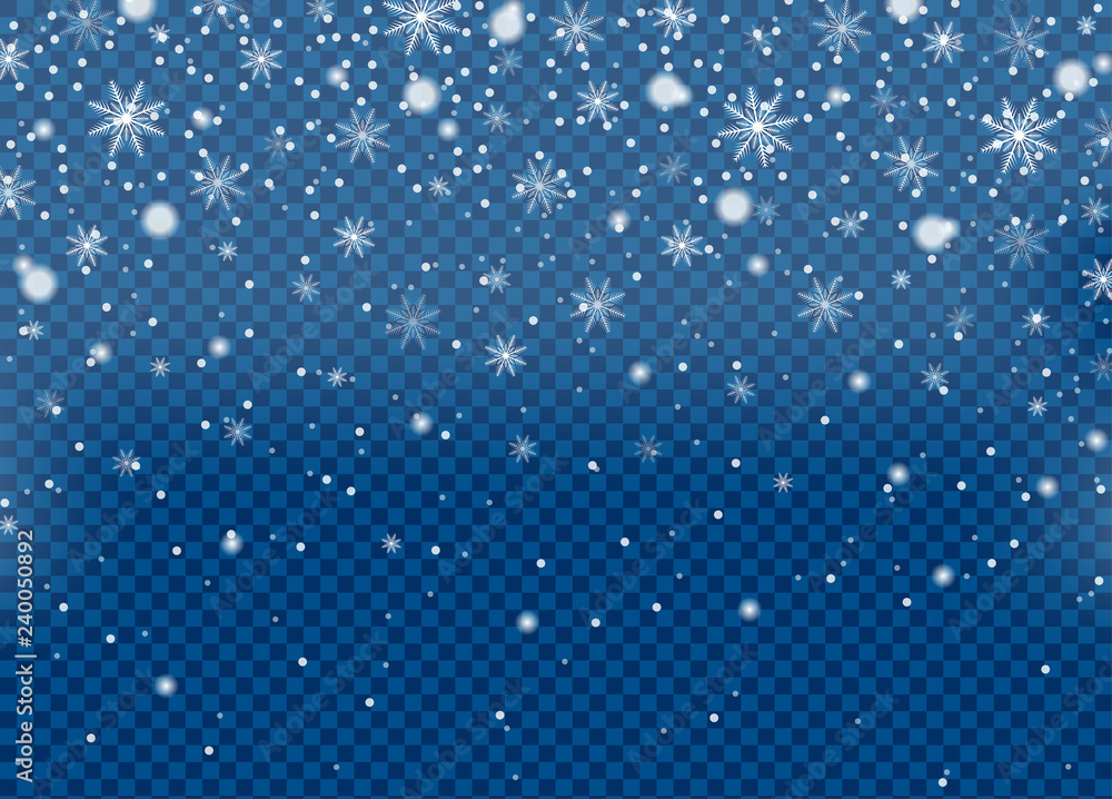 Snowy Sky Background