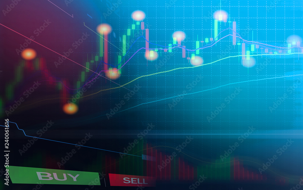 stock forex trading business graph charts of financial forex charts ...