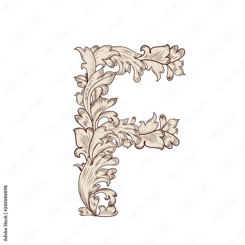 F Letter Fancy