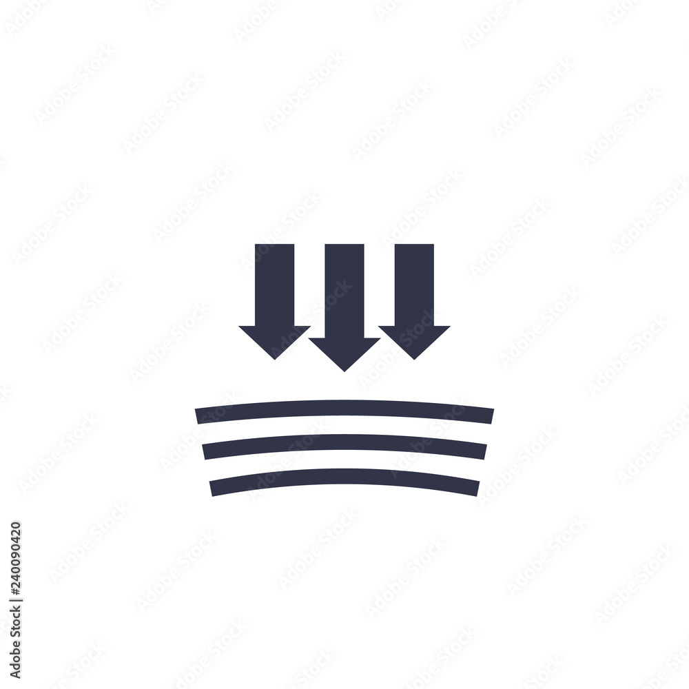 pressure resistance icon, vector Stock Vector | Adobe Stock