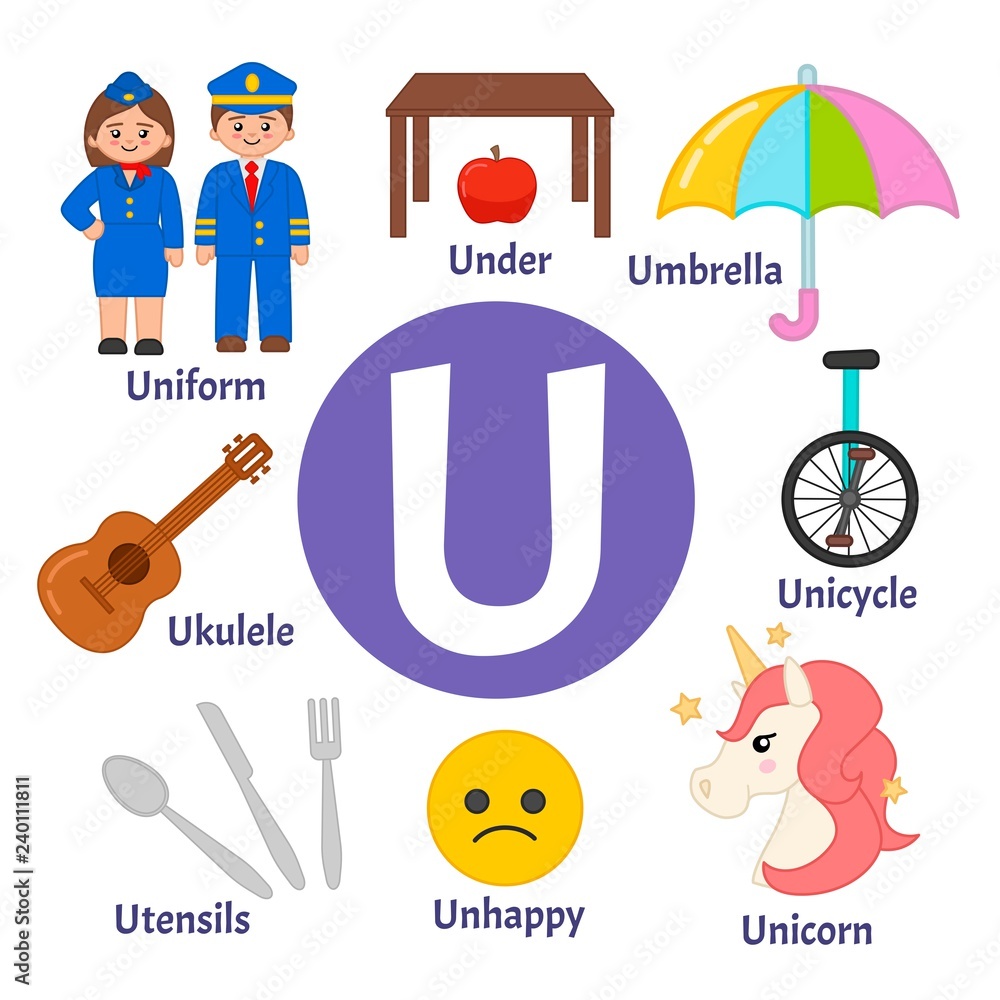 Objects That Start With Letter U