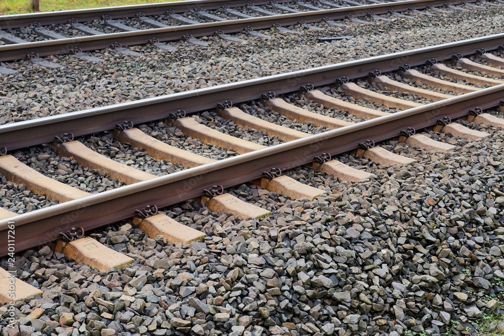 Old trains, rails and train stations Stock Photo | Adobe Stock